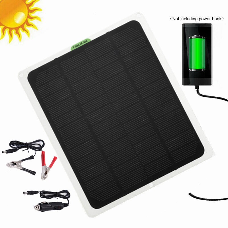 High Efficiency Solar Panel Portable 10W12V5V Mobi... – Grandado