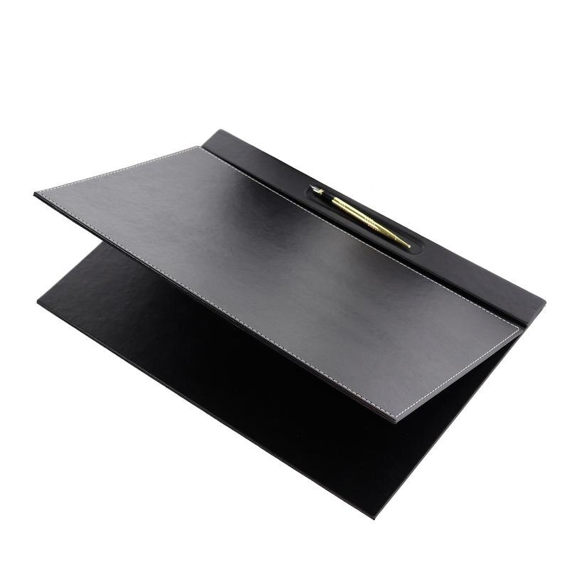 Calme Handmade Black Leather Desk Pad,Desk pad in ... – Grandado