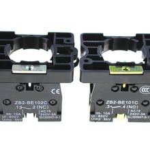 Button Switch ZB2-BE101 1NO 1NC Contact 10A – Grandado