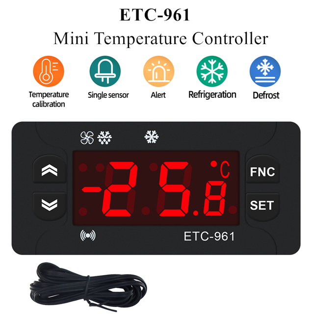 ETC-974 Mini Temperature Controller ETC-961 Microc... – Grandado