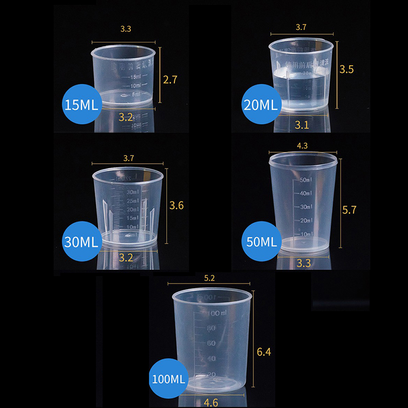 5Pcs 15/20/30/50/100ml Epoxy Resin Cup DIY Epoxy R... – Grandado