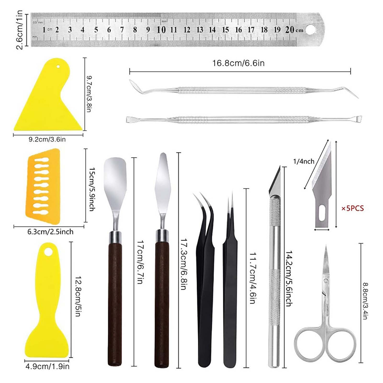 18PCS Scrapbooking Paper Tool Set, Hand-cut Paper ... – Grandado