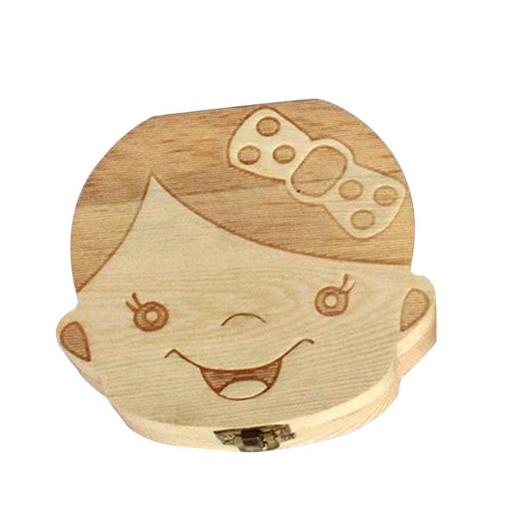 Kids Tand Opbergdoos Tanden Umbilicalbaby Houten B... – Grandado