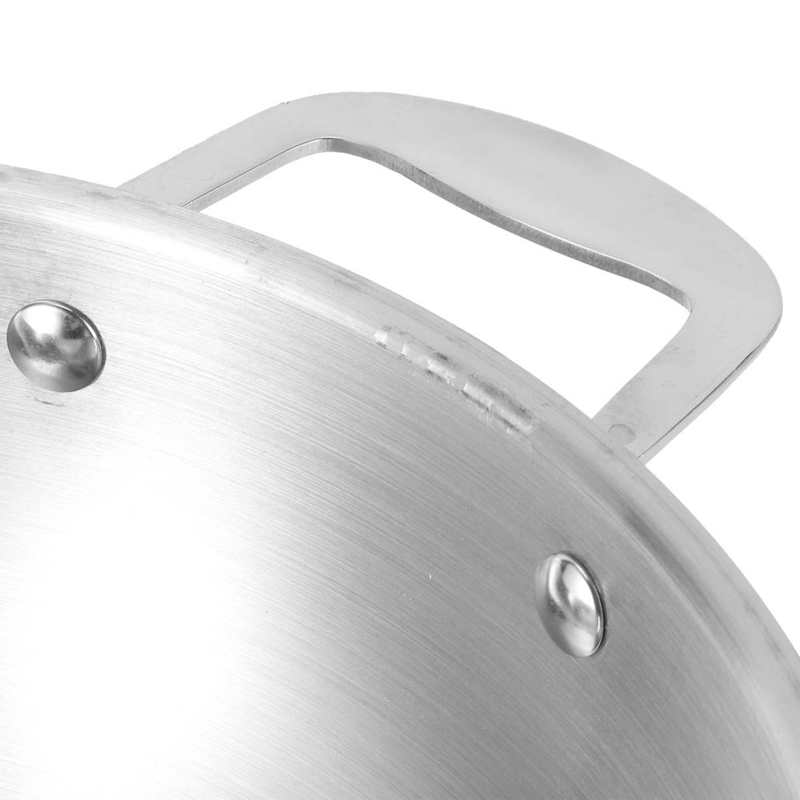 Stainless Steel Wok Cooking Pot Food‑grade 30 cm N... – Grandado