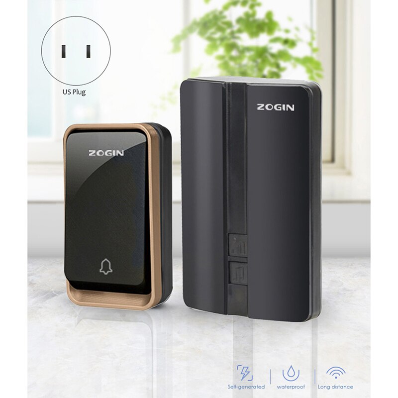 ZOGIN Wireless Doorbell Waterproof with No Battery... – Grandado