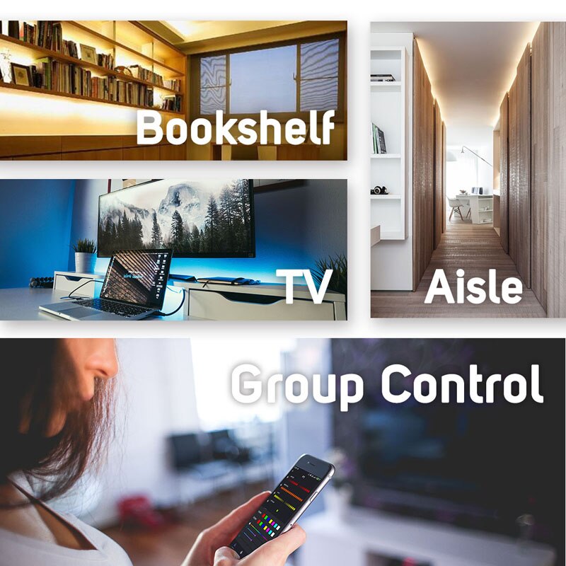 Led Wifi Bluetooth Muziek Controller SP105E SP106E... – Grandado Led Wifi Bluetooth Muziek Controller SP105E SP106E... – Grandado