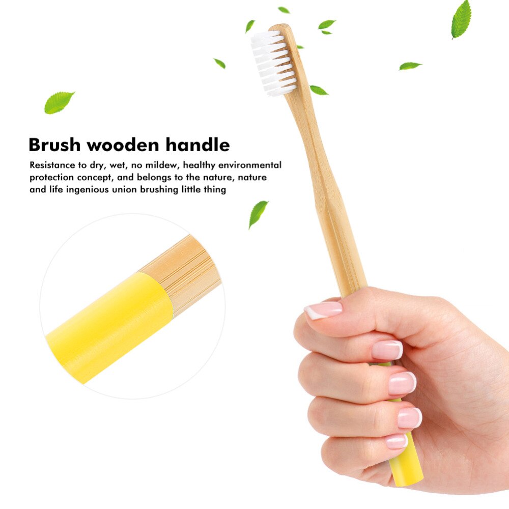 17 Colors Bamboo Toothbrush Natural Low-carbon Eco... – Vicedeal