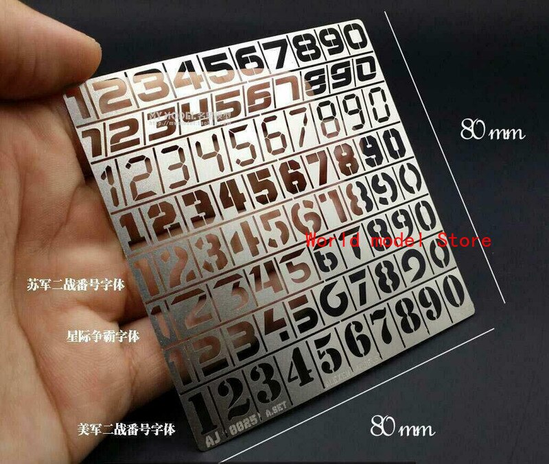 1/35 Apparatuur Nummer Sjabloneren Template Algeme... – Vicedeal