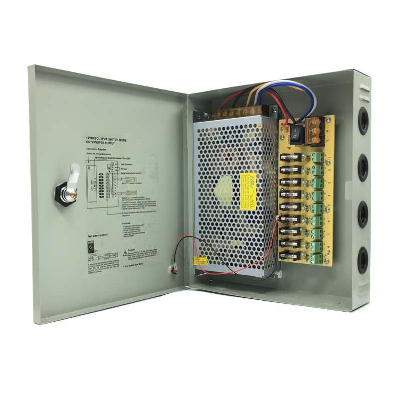 9CH AC100-240V Om DC12V 5A 10A 15A Voeding Box Ada... – Vicedeal