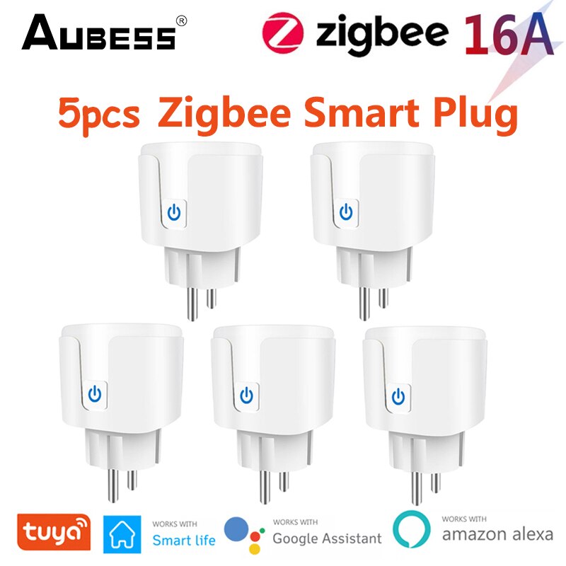 Smart Plug WiFi / Zigbee Socket EU 16A Power Monit... – Vicedeal