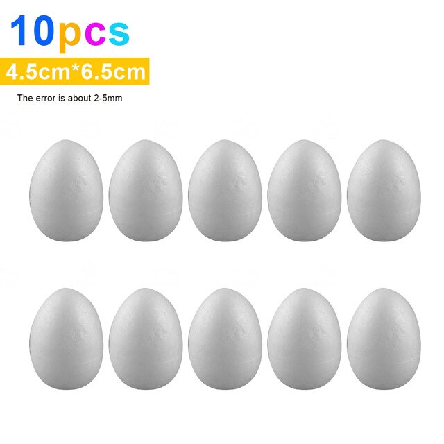 10pcs DIY Painting Foam Egg Easter Party Decor Ati... – Vicedeal