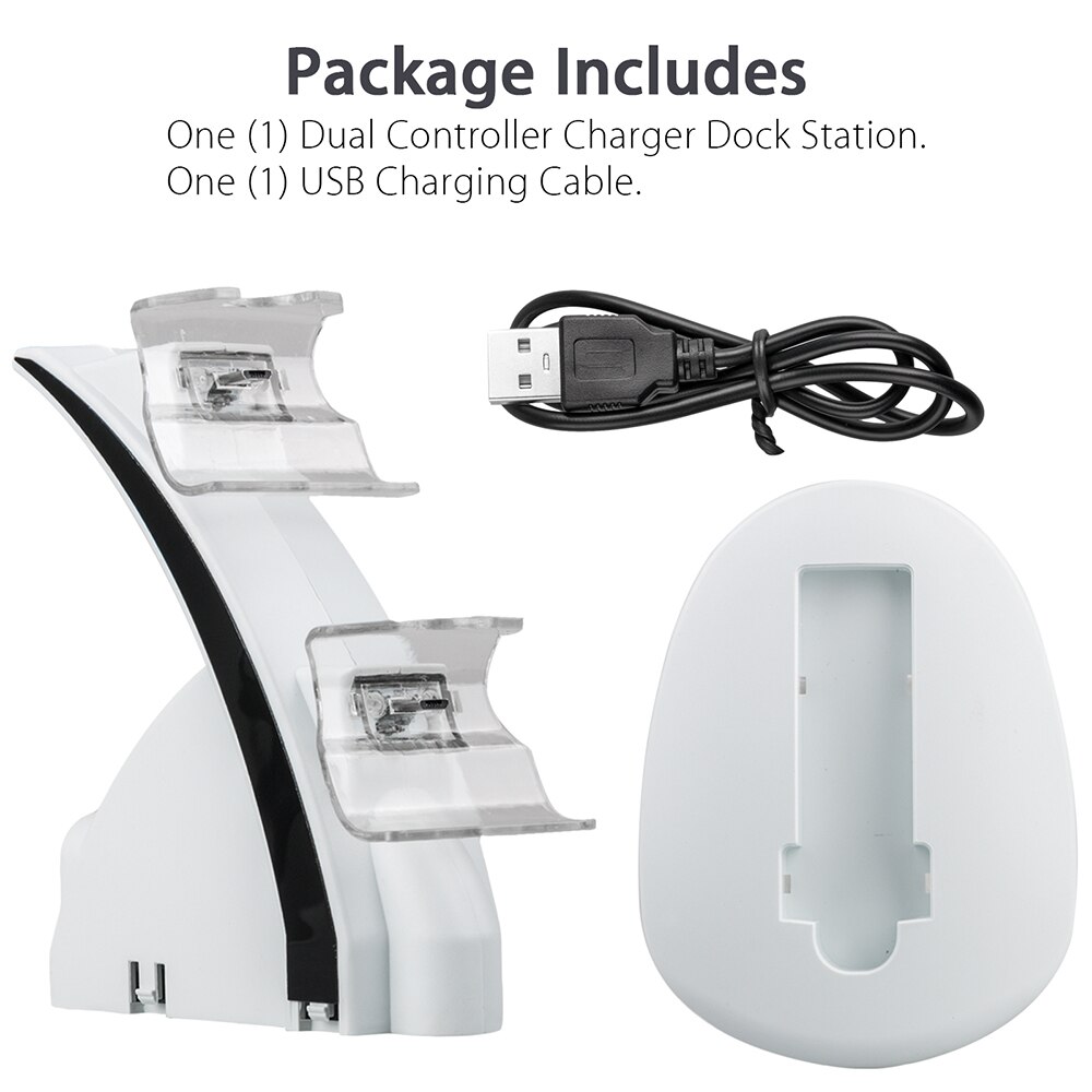 LED Dual USB Charging Charger Dock Stand Cradle Do... – Grandado