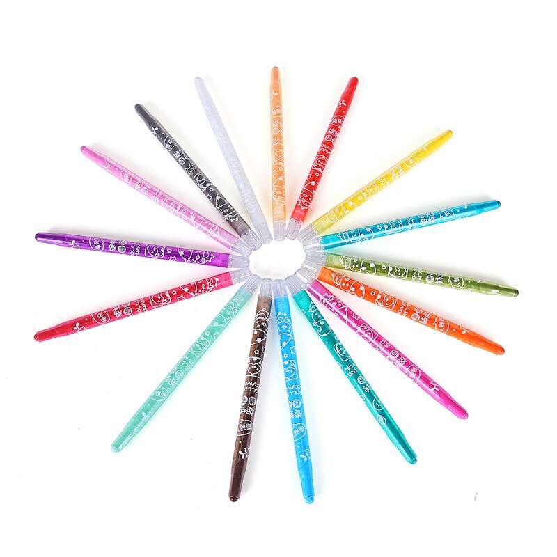 12/24 Colors Rotating Crayon Set Children Drawing ... – Grandado