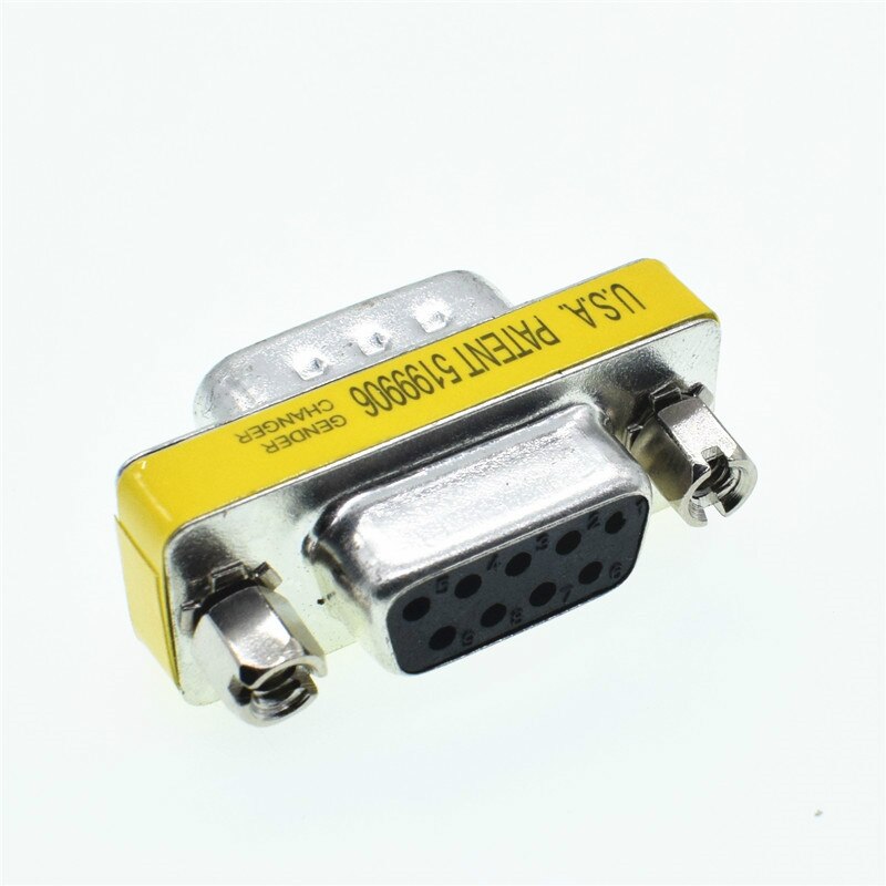 Db9 9- bens d-sub stik mini kønsskifter adapter r... – Grandado