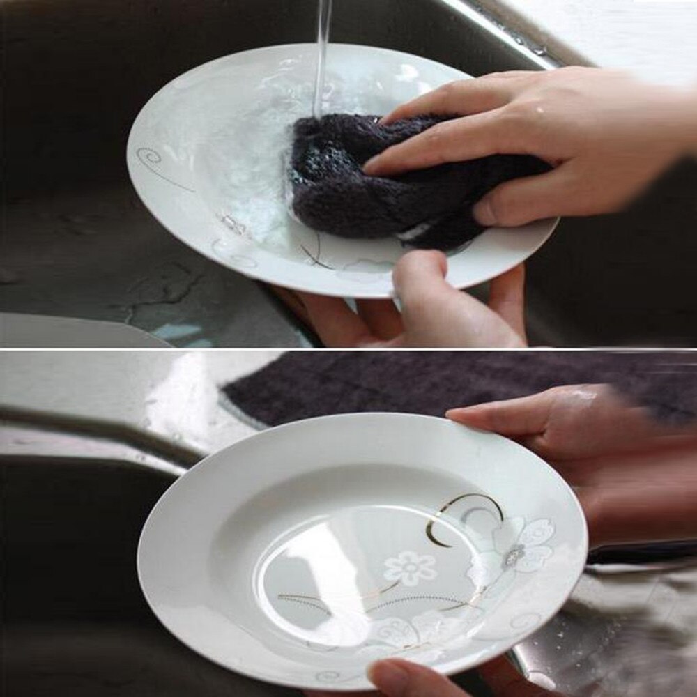 Anti-grease Cloth Bamboo Fiber Washing Towel Magic... – Vicedeal