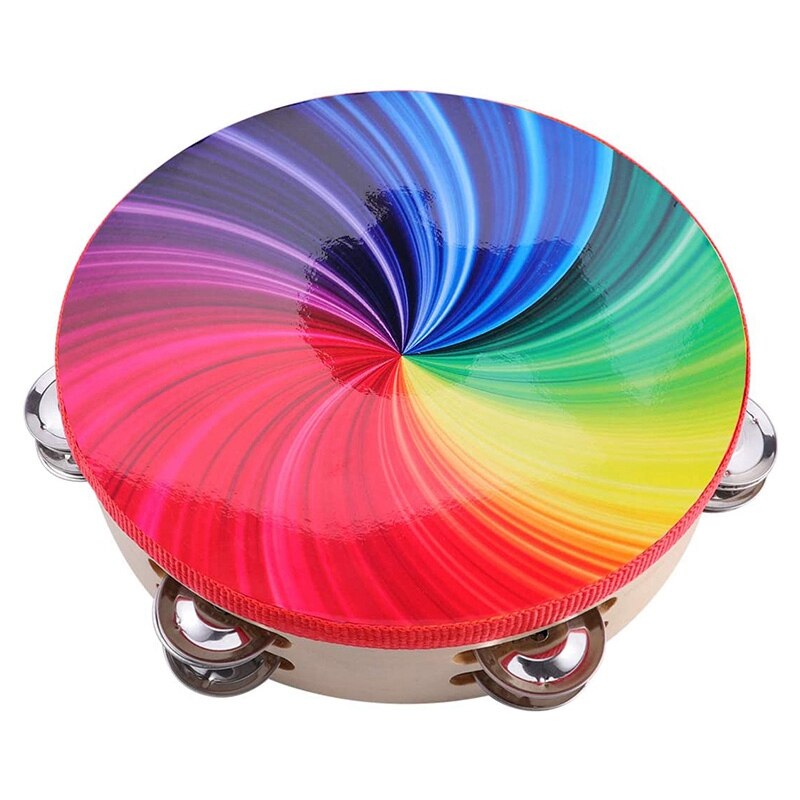 8 Inch Dubbele Rij Tamboerijn Drum Tafelbel Tamboe... – Vicedeal