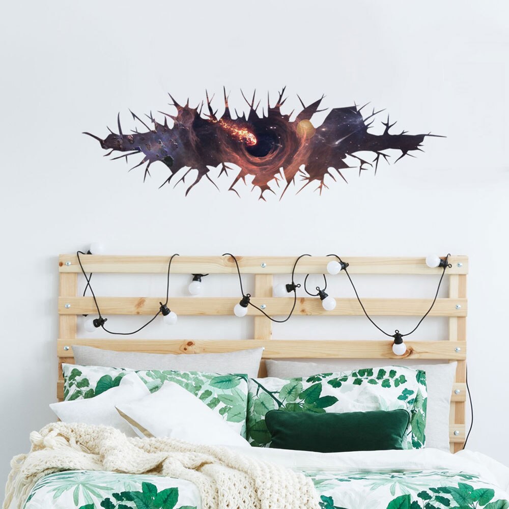 Cosmic crack black hole wall Stickers kids rooms b... – Grandado
