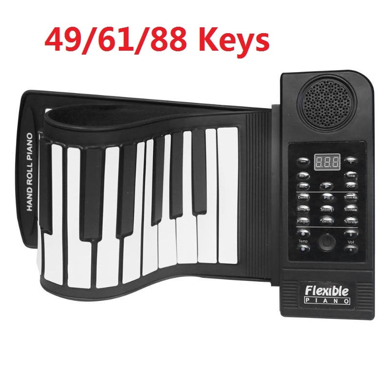 Portable Piano Flexible Digital Roll Up Piano Keyb... – Grandado