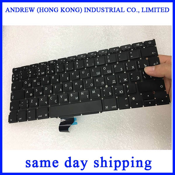 Brand RU Russian A1502 Keyboard For Macbook Pro Re... – Grandado