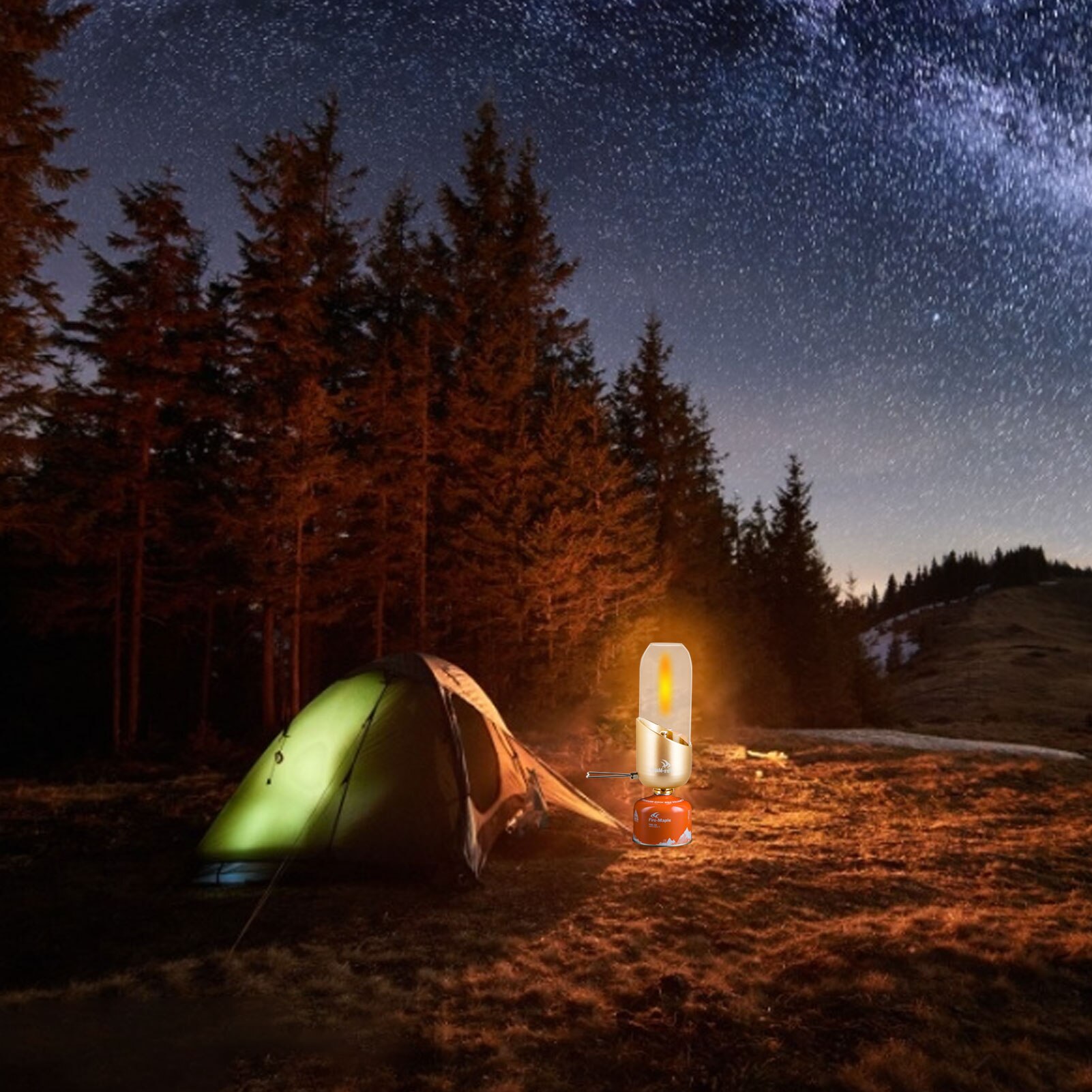 Small Gas Orange Light for Fire-Maple Gas Lantern ... – Grandado