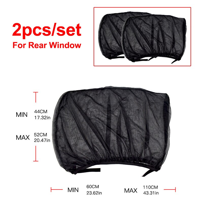 Universal Car Rear Side Window Baby Sun Shade Curt... – Grandado
