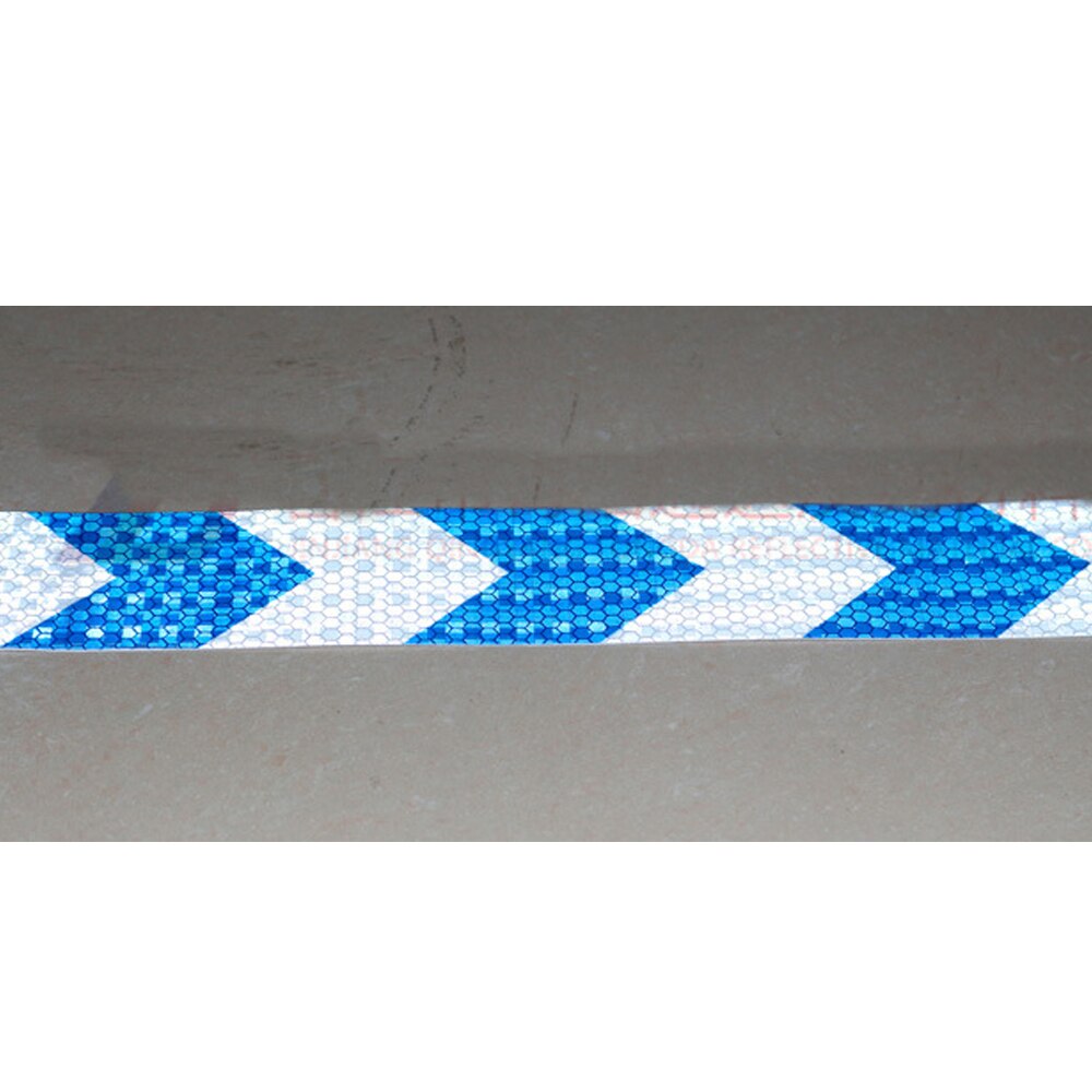 2"*164' white with blue arrows Reflective Warning ... – Vicedeal