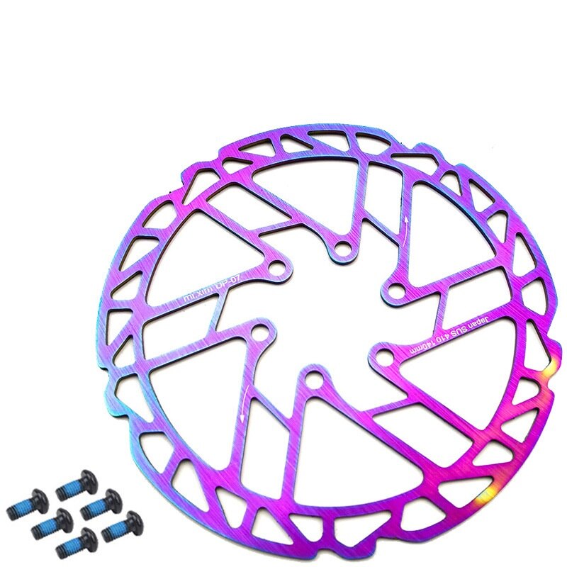 Bicycle Colorful Disc Brake Rotors 140MM Stainless... – Grandado