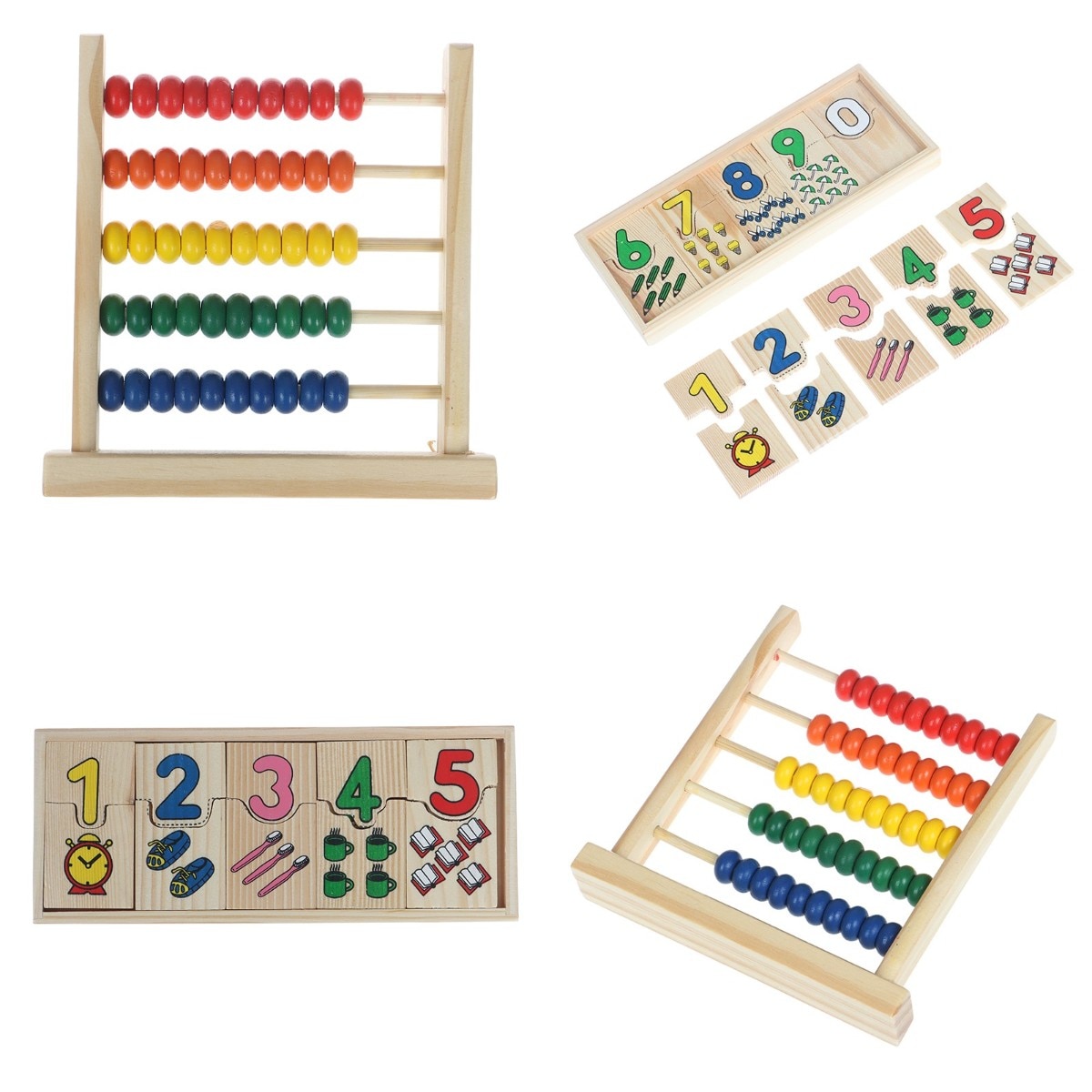 Wooden Abacus Children Early Math Learning Calcula... – Grandado
