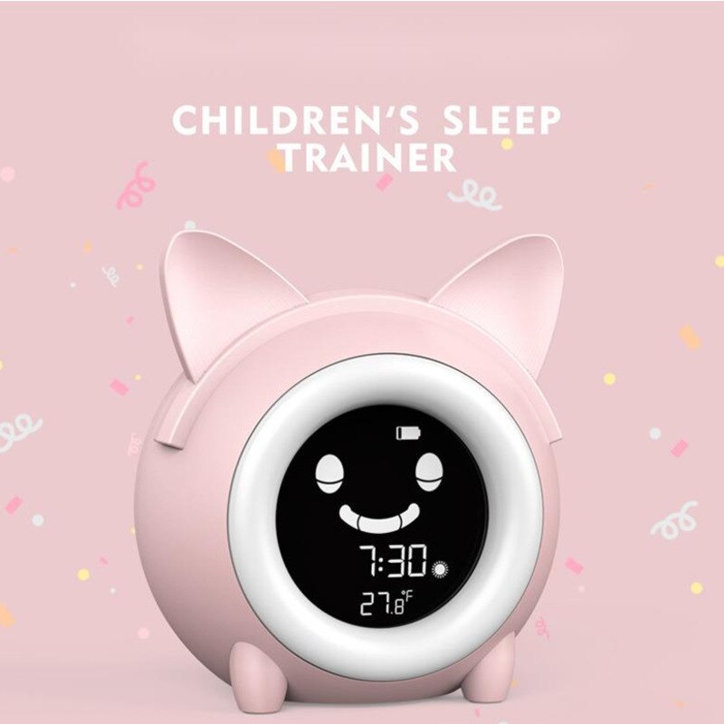 Child Alarm Clock Sleep Training Clock Colorful Ni... – Grandado