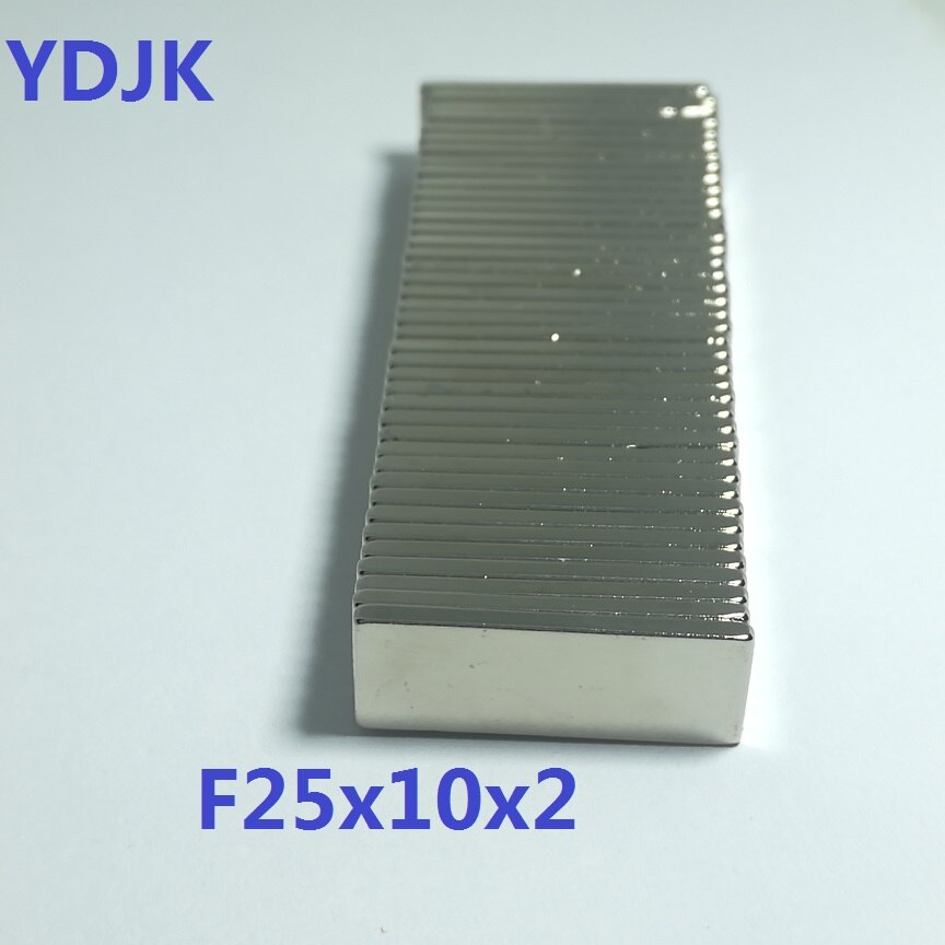 10 20 50 100PCS/LOT N35 Neodymium magnet 25x10x2 S... – Vicedeal