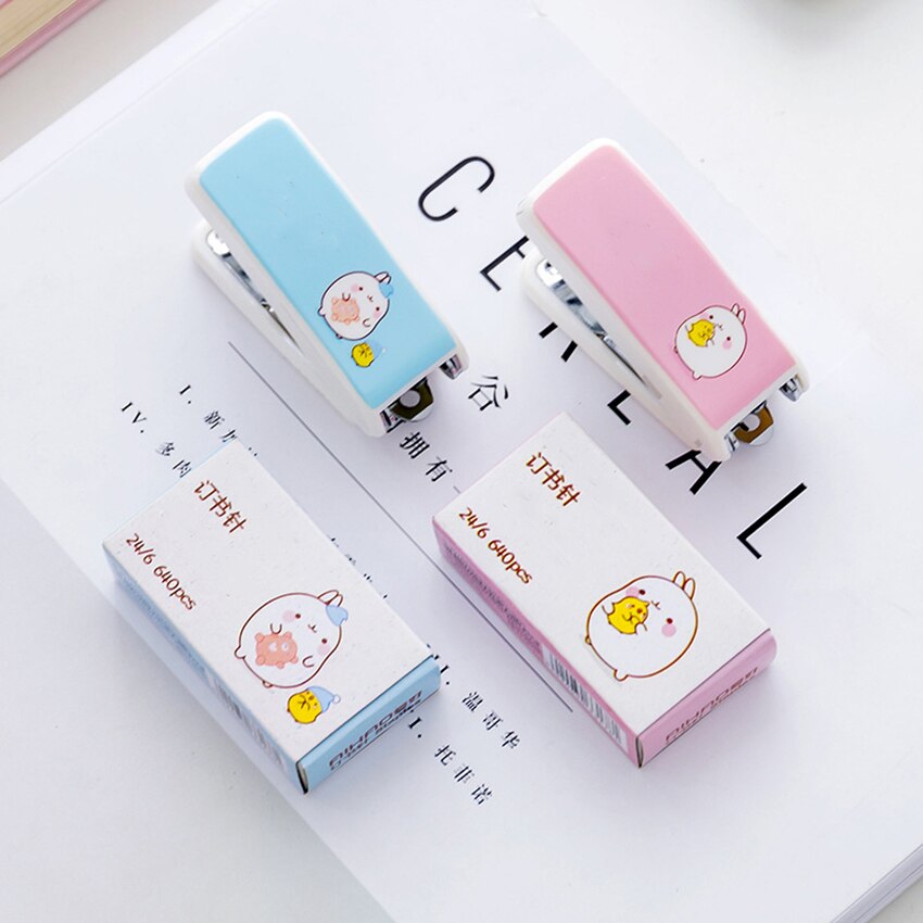 1 Set Mini Stapler with 640 Staples, Desk Stapler,... – Vicedeal