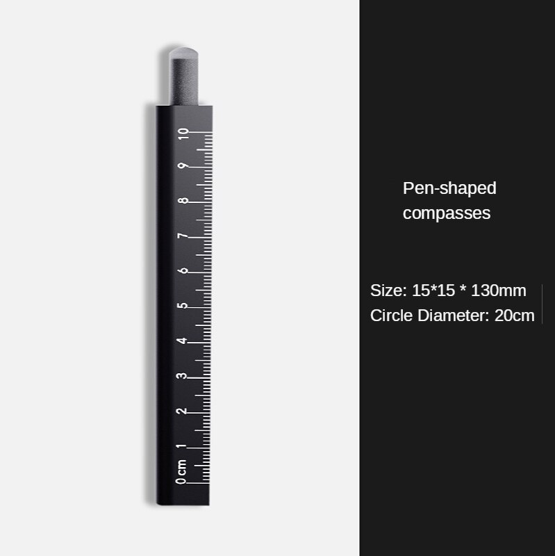 Erasable Pen-shaped Rulers Compasses Bookmark Draw... – Grandado