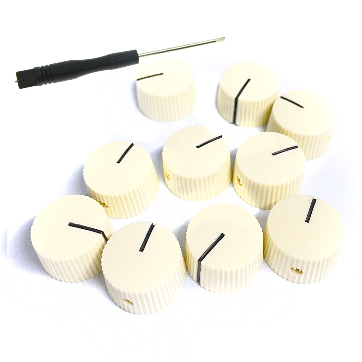 10pcs Ivory Vintage Style Barrel Guitar AMP Knob A... – Grandado