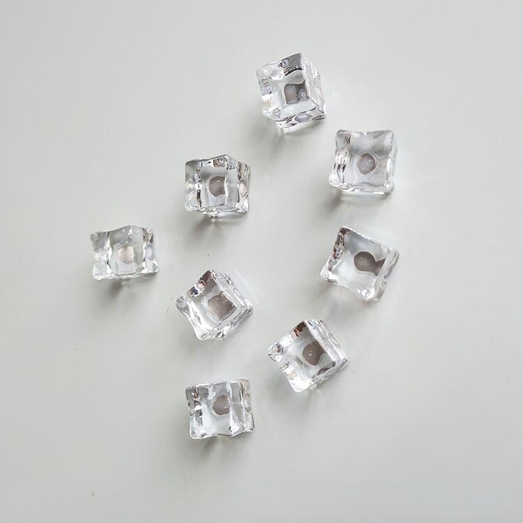 Pure Transparent Ice Cube Fridge Magnets 3D Ice Cu... – Vicedeal