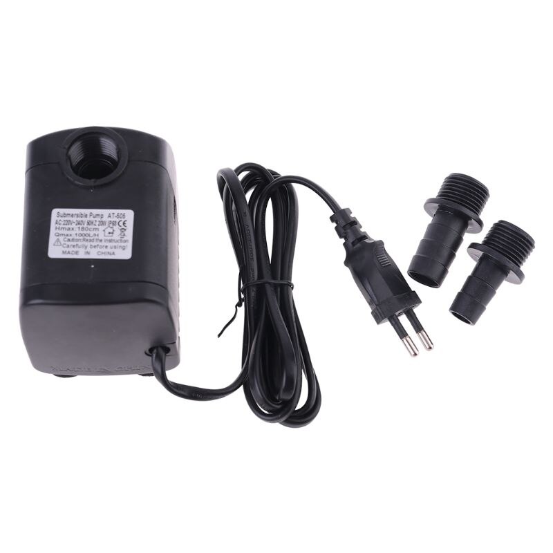EU Plug 220V 20W 1000L/H Submersible Fountain Air ... – Vicedeal