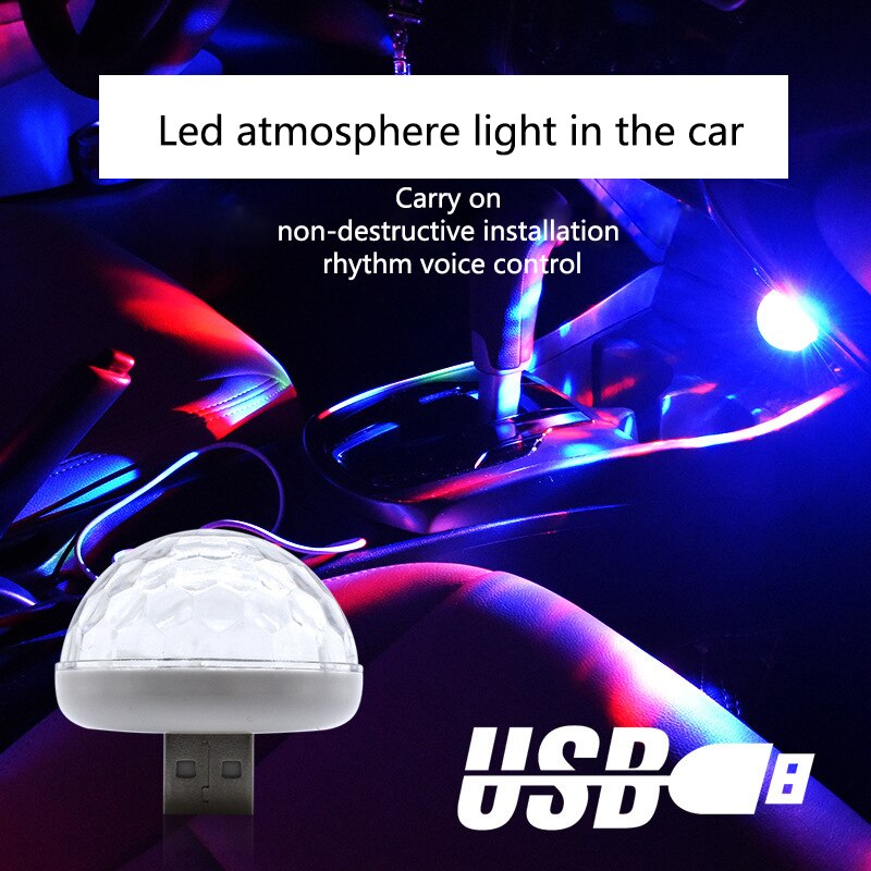 LED USB Car Air light DJ RGB micro color music con... – Vicedeal