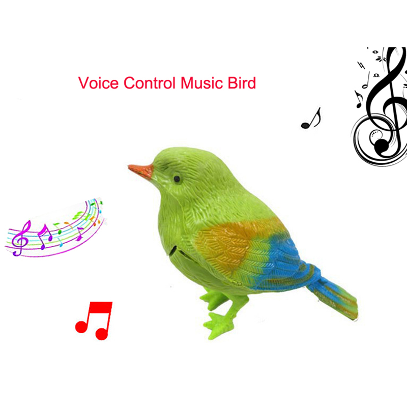 9.5cm Simulated Sounding Voice-Activated Bird Figu... – Grandado