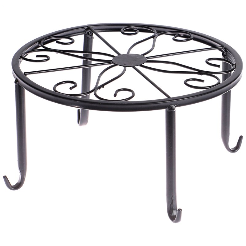 Wrought Iron Potted Stander Flower Pot Rack Stand ... – Grandado