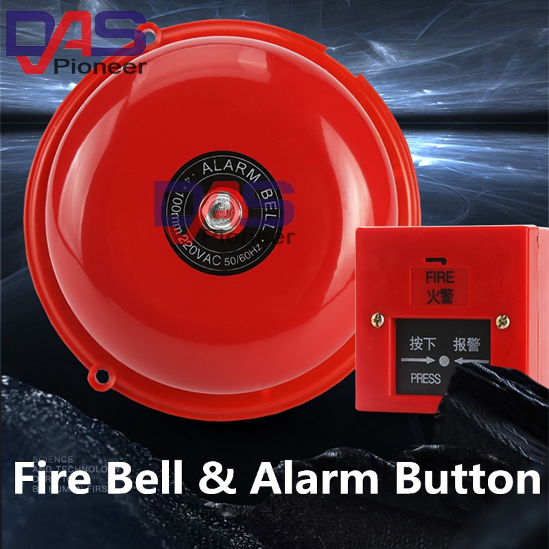 AC 220V 100mm Dia Schools Fire Alarm Round Shape E... – Grandado