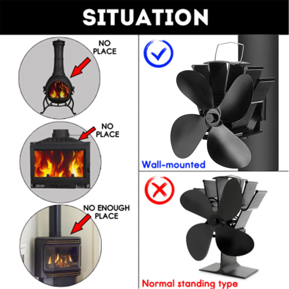 5 Fans By Your Fireplace Wood Burning Stove Or Pel... – Grandado