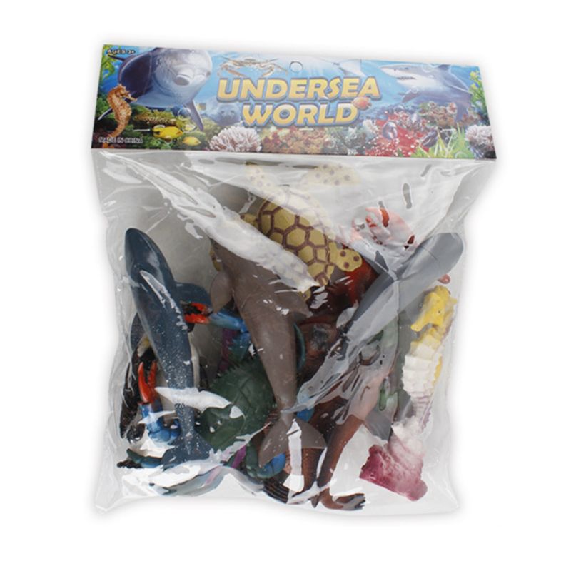 12Pcs/Set Mini Animal Model Simulation Ocean Marin... – Vicedeal