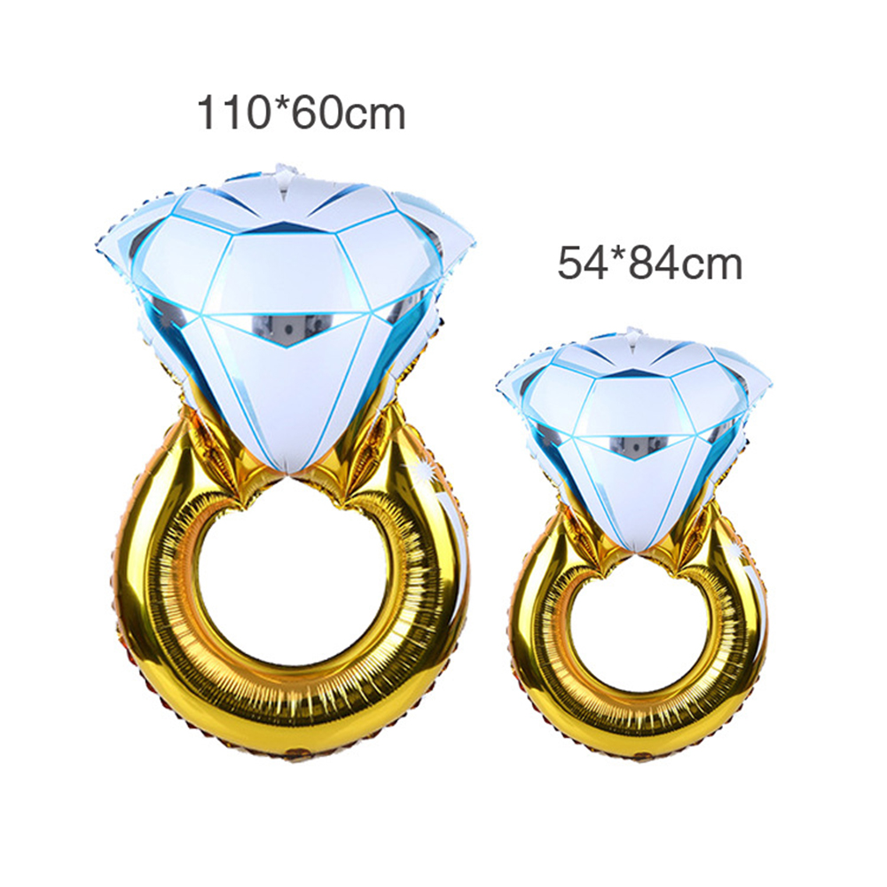 1/2 Uds. Anillo de diamante gigante globo de alumi... – Grandado