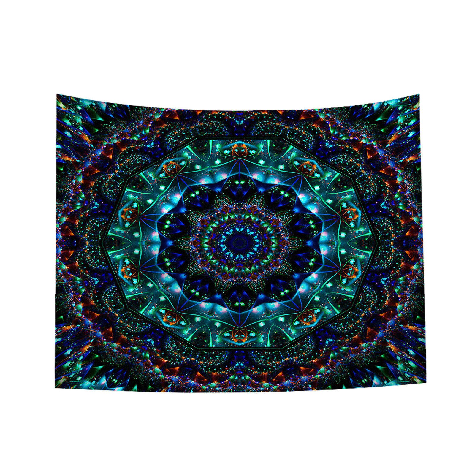 Indian Mandala Muur Opknoping Wandtapijten Bohemia... – Grandado