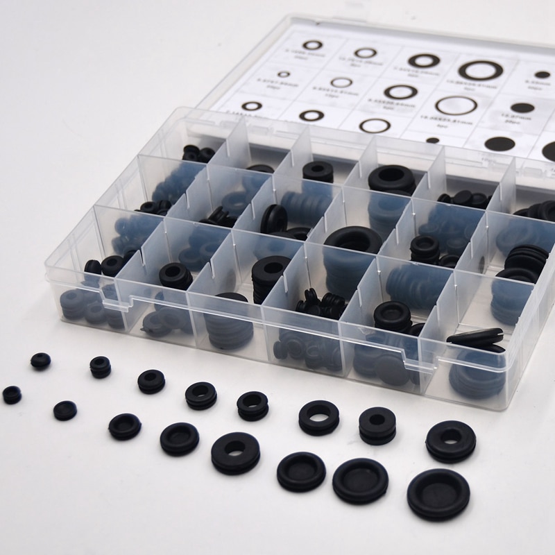 250Pcs Rubber Grommet Firewall Hole Plug Set Elect... – Grandado