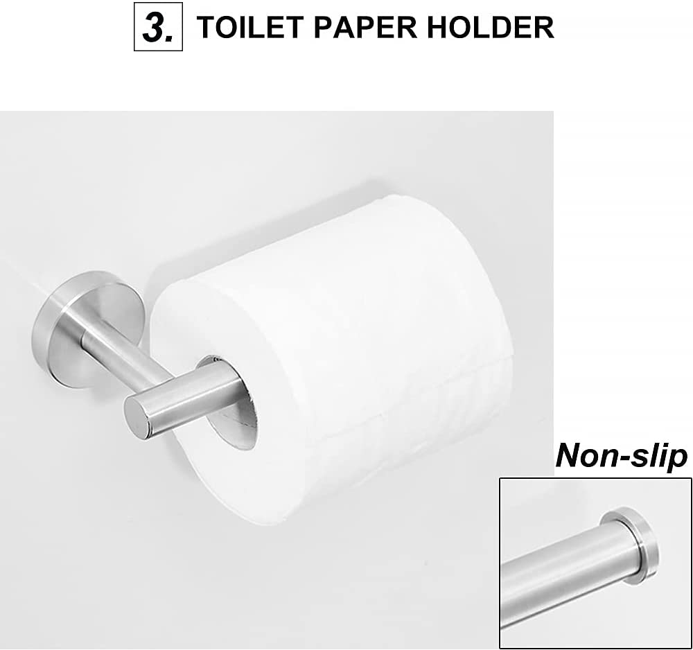 SUS304 Rvs 3 Stuk Badkamer Accessoires, Inclusief ... – Grandado