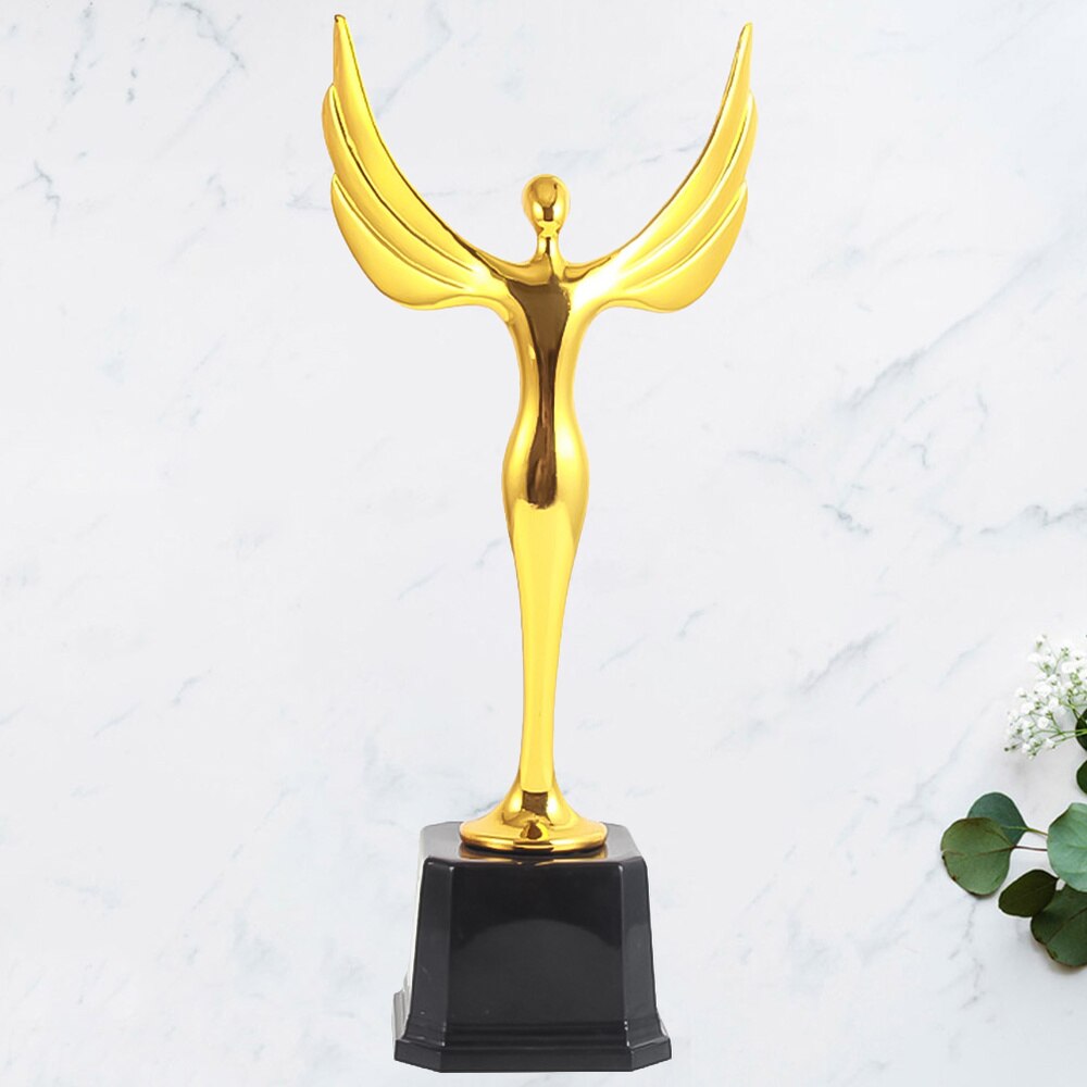 1Pc Trophy Achievement Award Glod Angel Award Gold... – Vicedeal