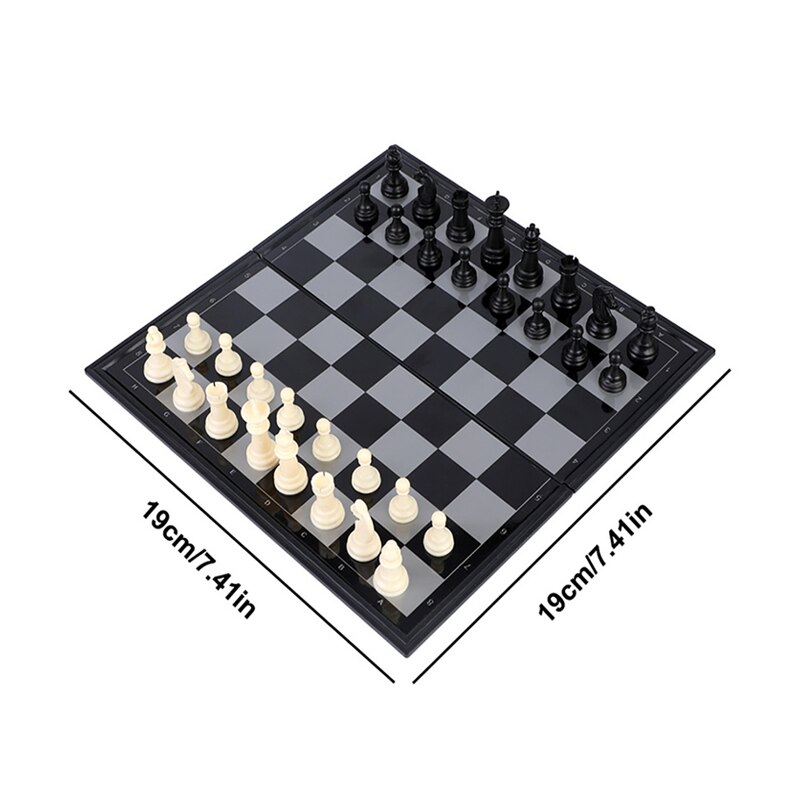 PVC Magnetic Folding Chess Set Portable Game Check... – Grandado
