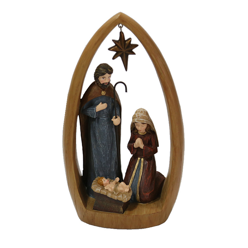 Manger Decorations Nativity Of Jesus Father And Mo... – Grandado