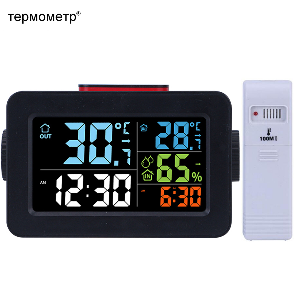 Colorful LCD Table Digital Smart Alarm Clock with ... – Vicedeal