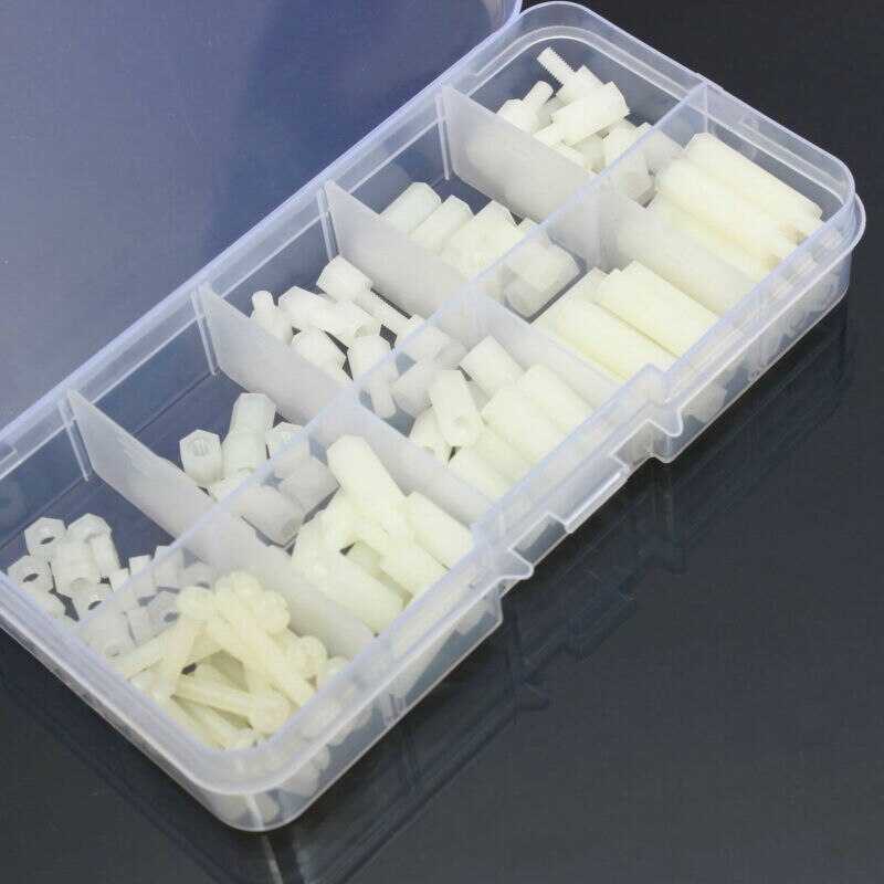 120Pcs M3 Nylon Hex Spacers Moer Assortiment Kit S... – Grandado